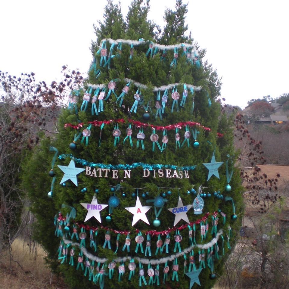 Woman decorates 360 tree to bring awareness to Batten disease | kvue.com
