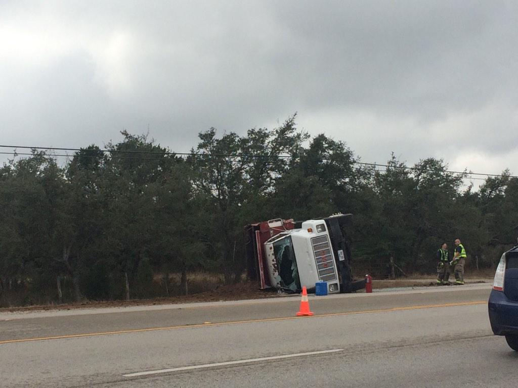 1 injured in dump truck rollover crash | kvue.com