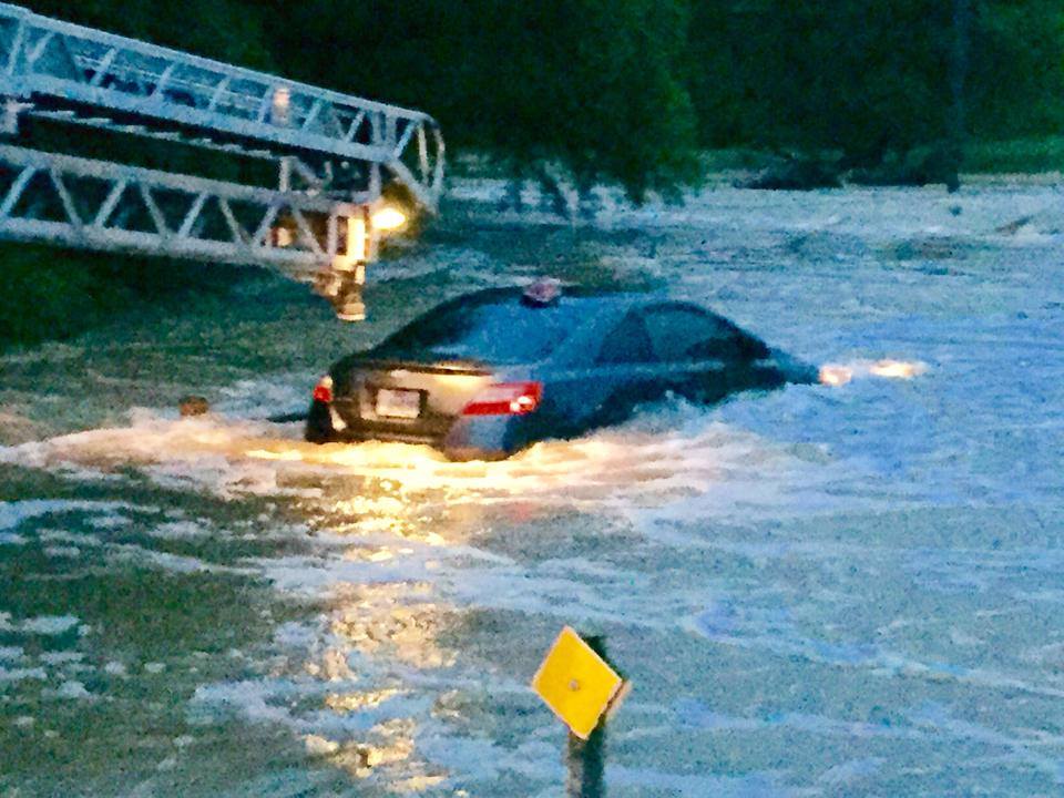Georgetown fire rescues woman from flood water | kvue.com