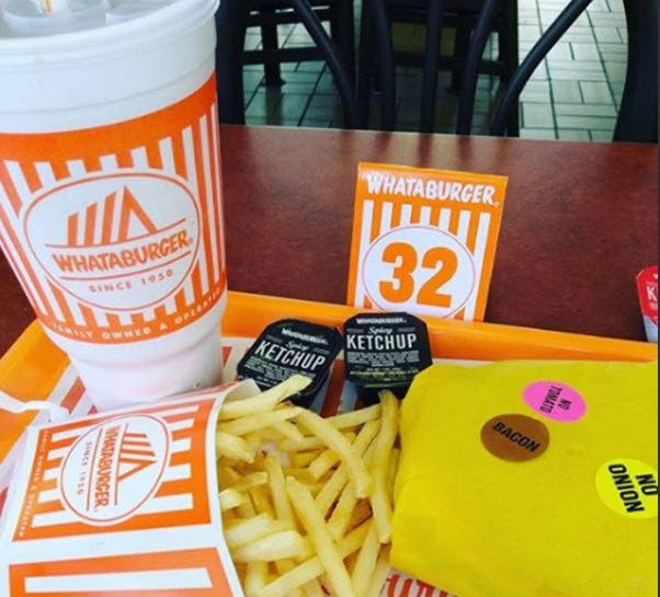 A truly Texas theft trend: Taking home a Whataburger tent number ...